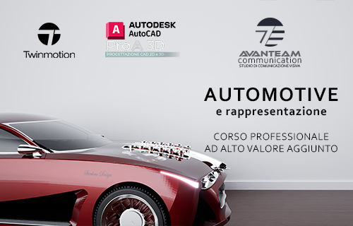 CAR DESIGN MODELLAZIONE AVANZATA - STUDIO AVANTEAM COMMUNICATION